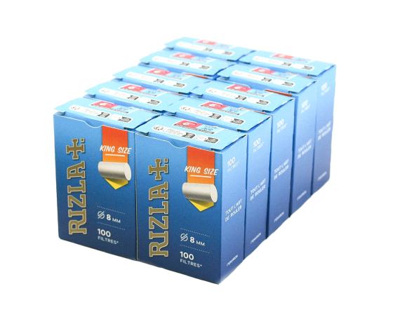 B.10 Etuis 100 Filtres 8mm Rizla+ - Filtres regular (Ø 8 mm) - Filtres ...